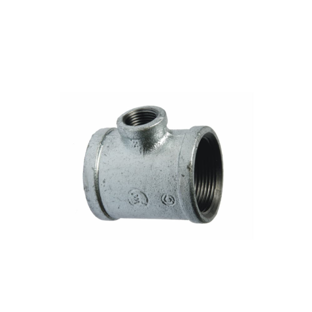 Galvanized Reducing Tee 25mm x 15mm | SID Manufacturing
